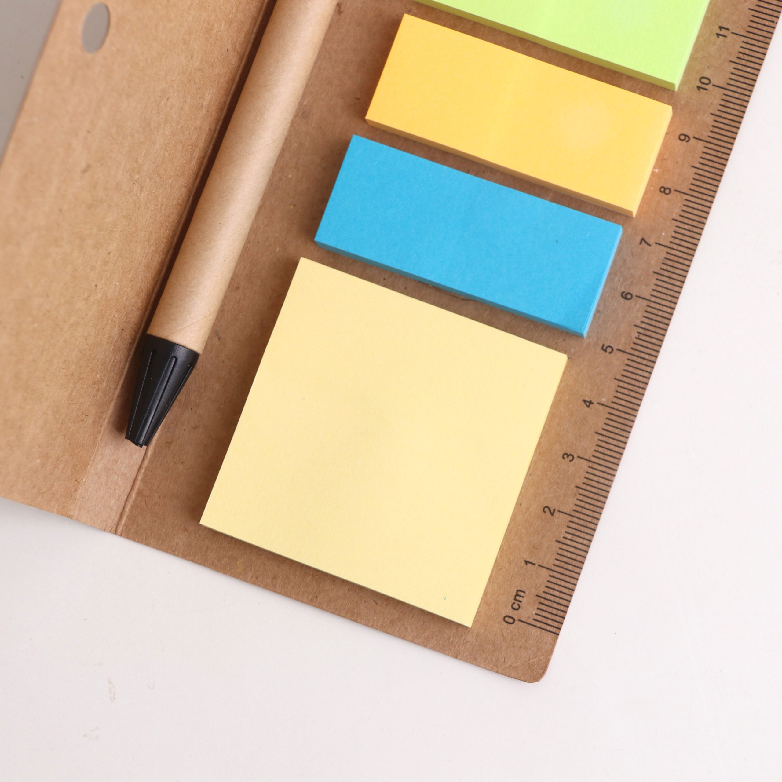 Ruler Sticky Note Pad with Pen - VMA Promotional Products