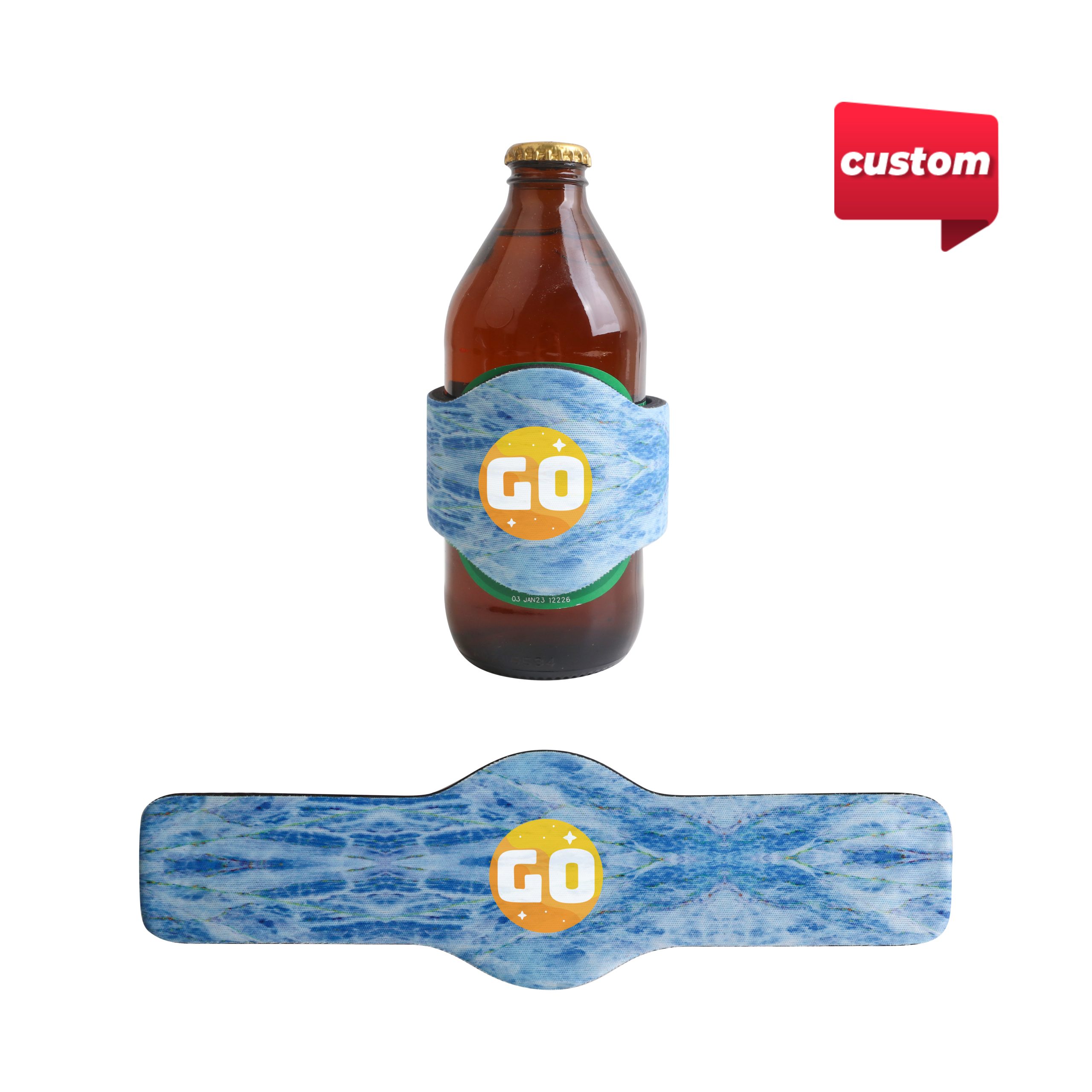 Custom Shape Slap Stubby Holder - VMA Promotional Products