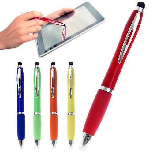 Stylus touch pen rubber coated grip Vista touch - VMA Promotional Products