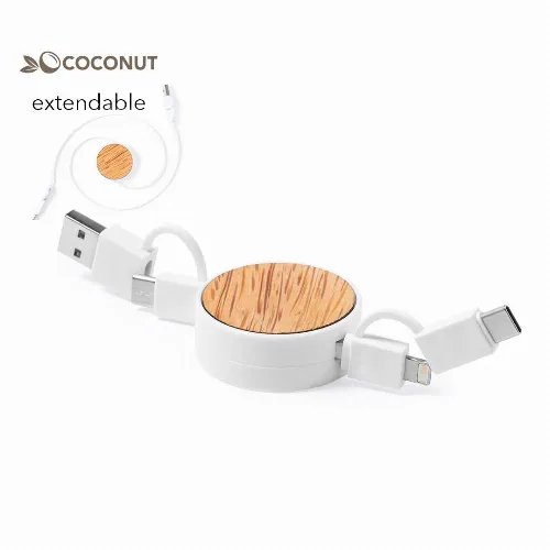 Charging Cable extendable coconut insert section | Rizzo