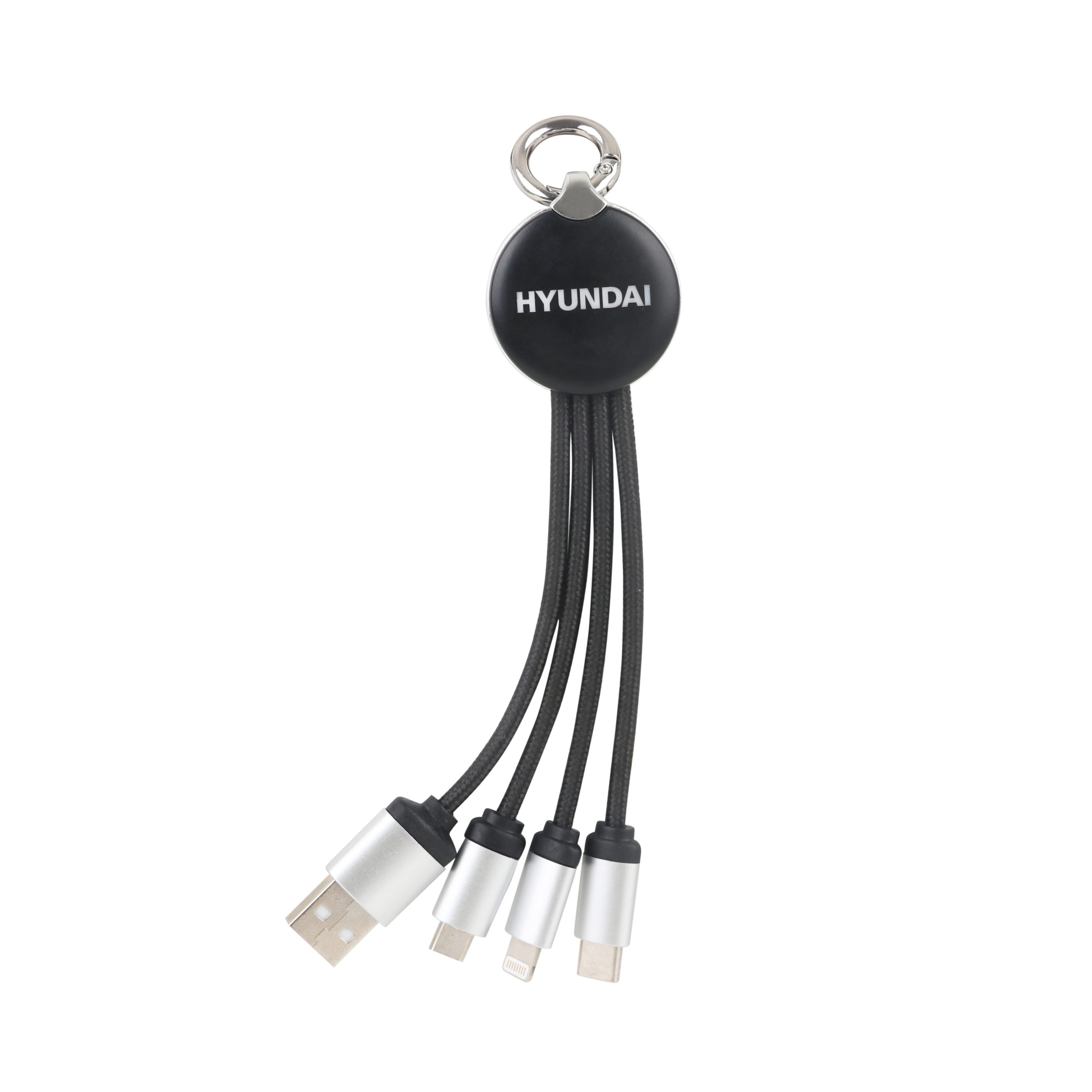 Round Shaped Light Up Charging Cable - VMA Promotional Products